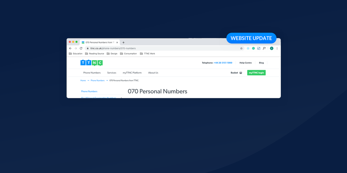 300,000 new 070 Personal Numbers made available